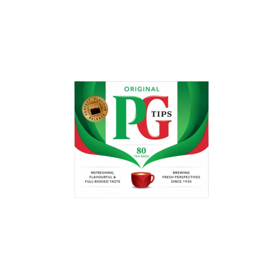 PG Tips 80 Original Tea Bags 232g – Manha Mini Market