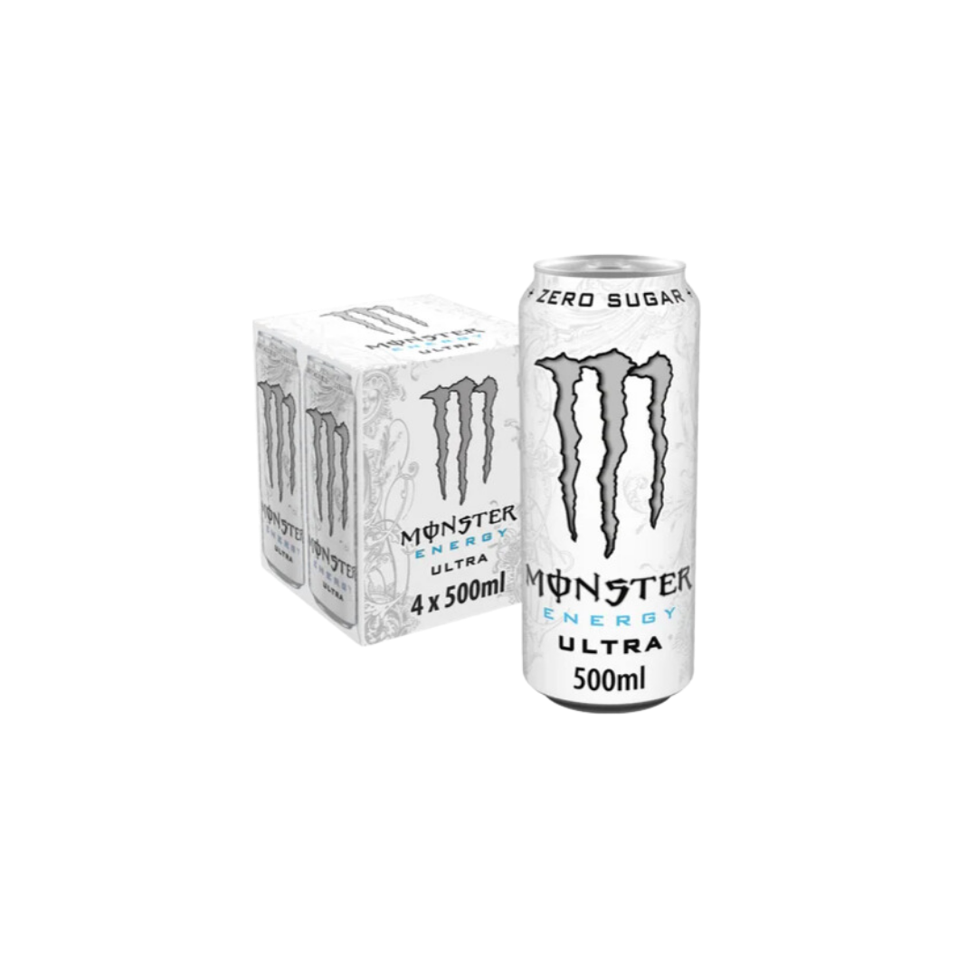 Monster Energy Ultra Multipack Cans 4x500ml – Manha Mini Market