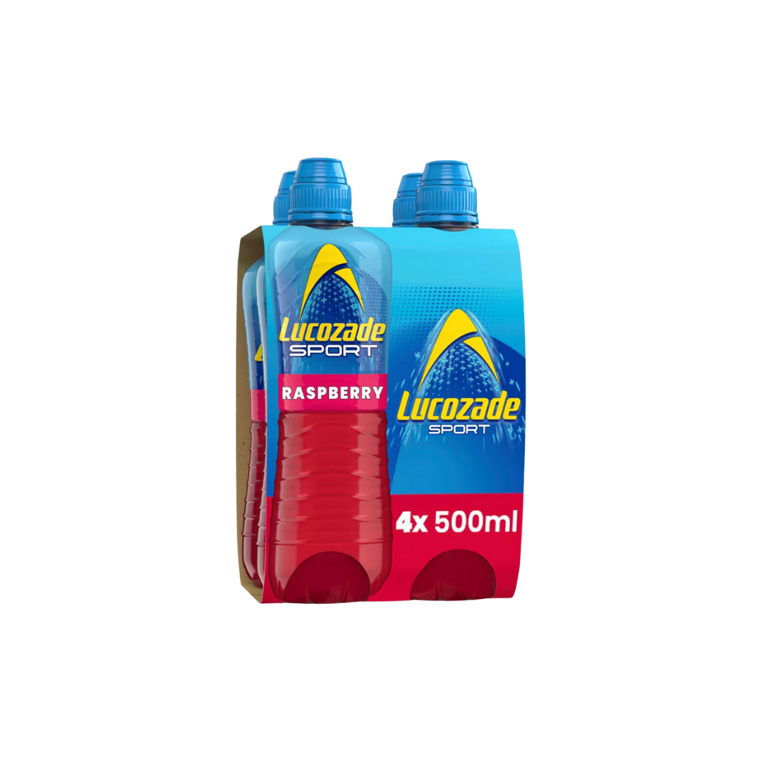 Lucozade Sport Raspberry 4 X 500Ml – Manha Mini Market