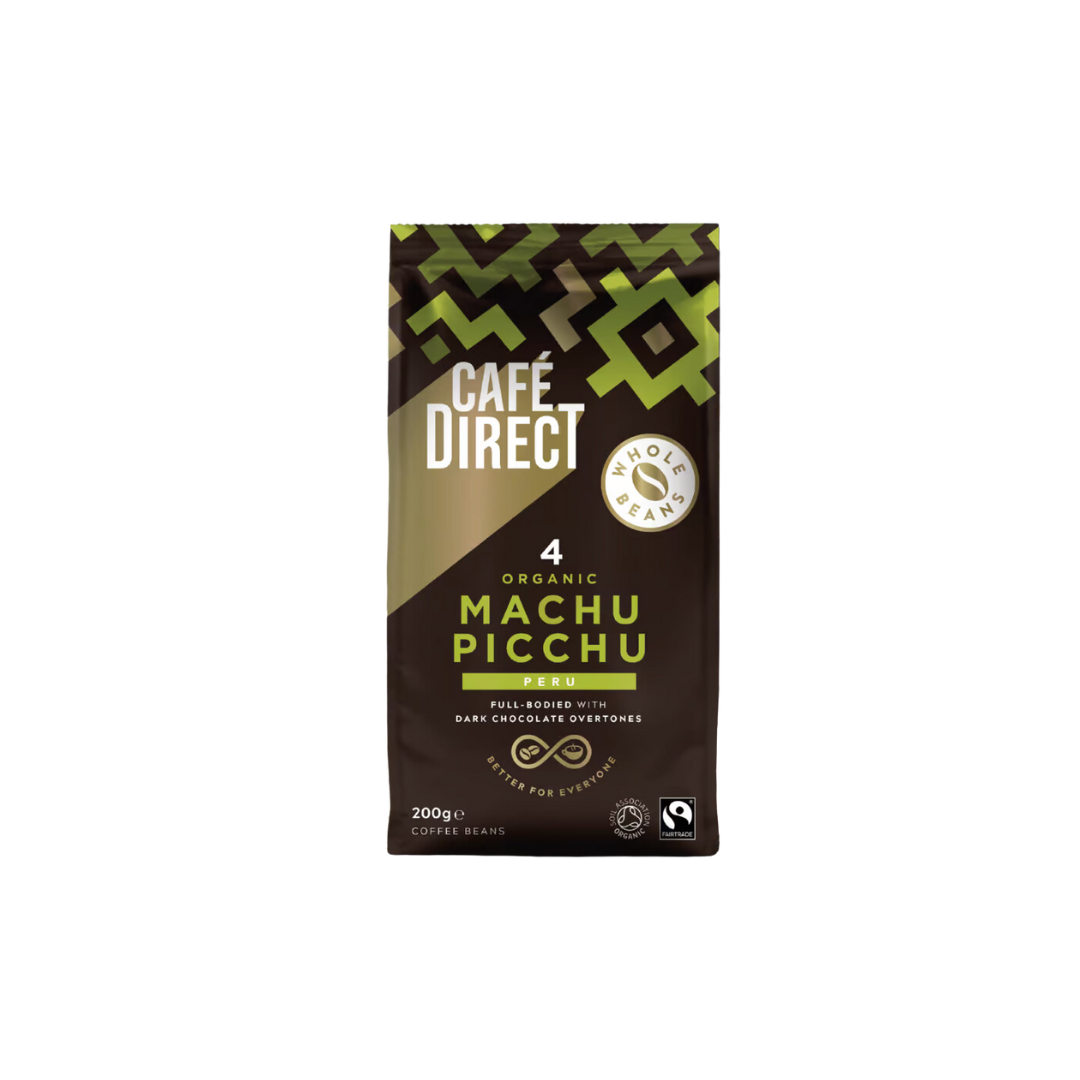 Cafédirect 4 Organic Machu Picchu Peru Coffee Beans 200g – Manha Mini ...
