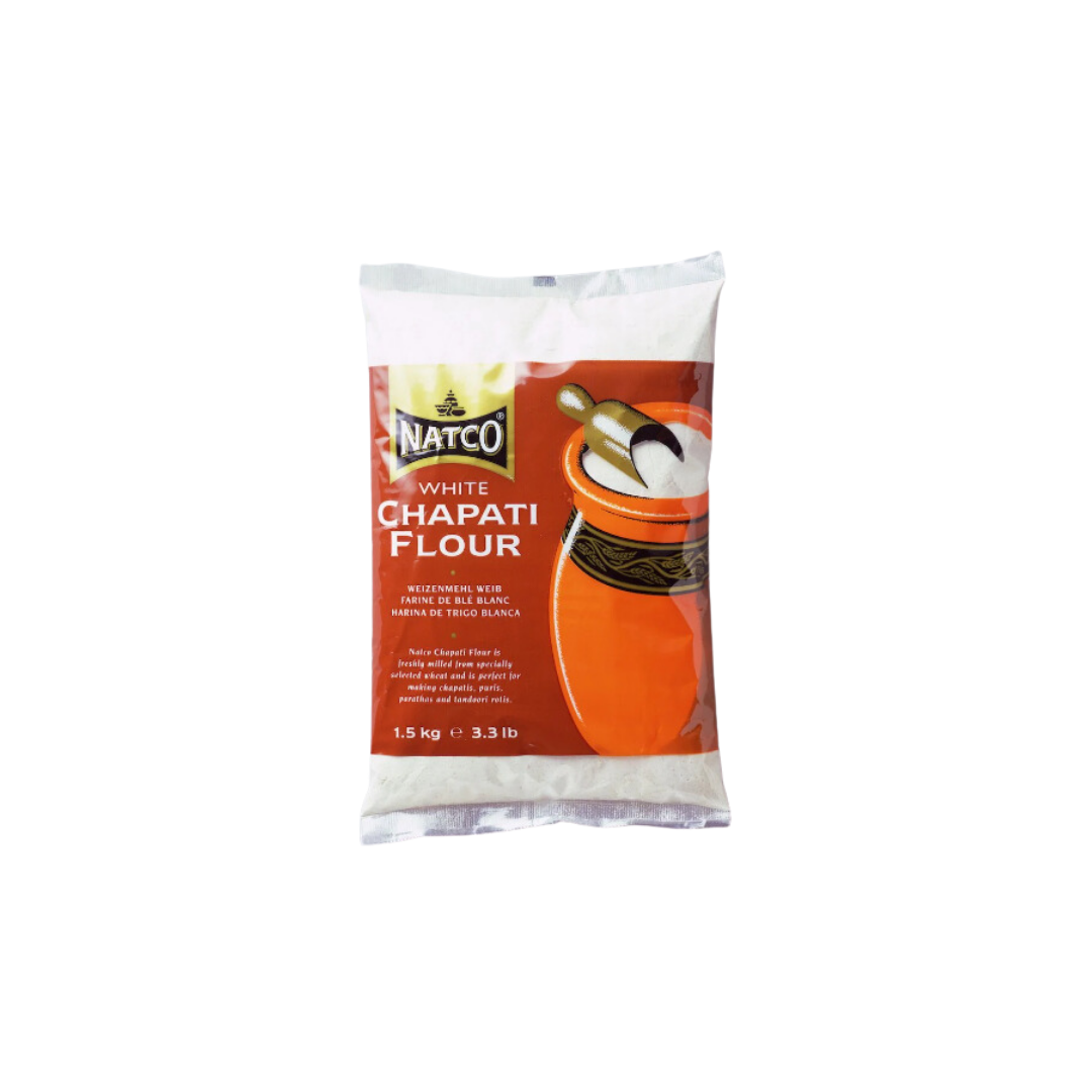 NATCO WHITE CHAPATI FLOUR 1.5Kg – Manha Mini Market