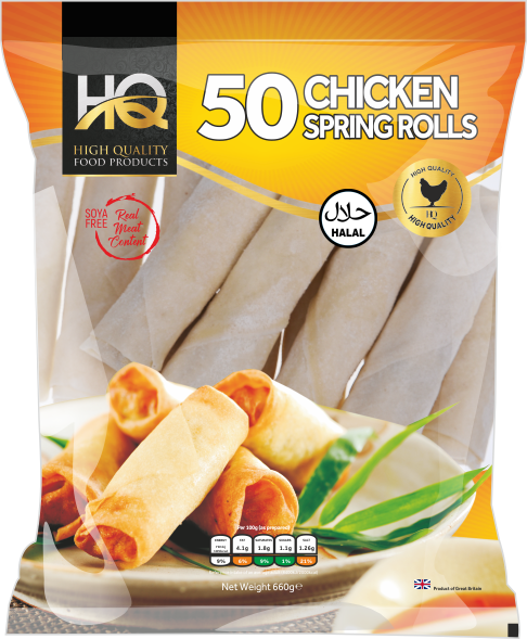 Chicken Spring Rolls (50 pieces) – Manha Mini Market