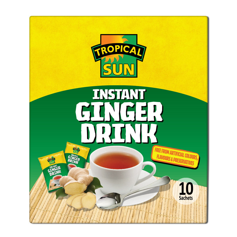 Instant Ginger Tea Carton (10 Sachets) – Manha Mini Market