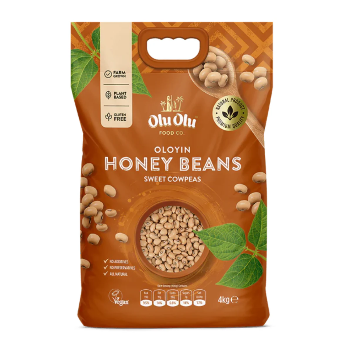 Olu Olu Nigerian Oloyin Honey Beans (Sweet Beans) 4kg – Manha Mini Market