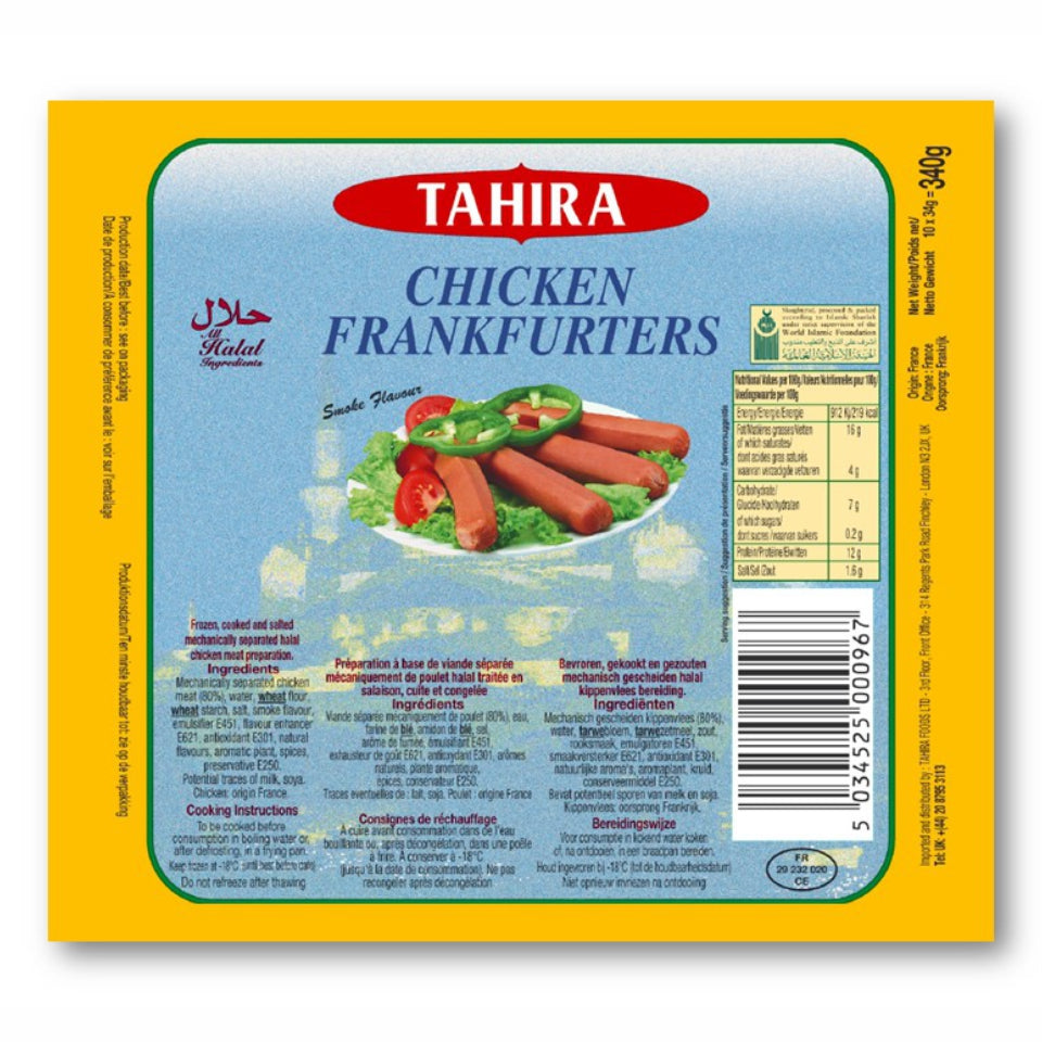 Chicken Frankfurters 340g – Manha Mini Market