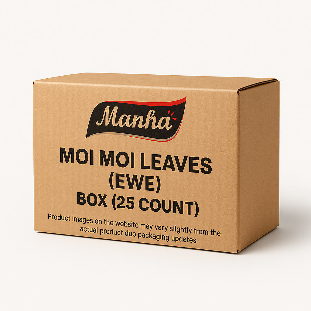 Moi Moi Leaves (Ewe) – Box (25 Count) – Manha Mini Market