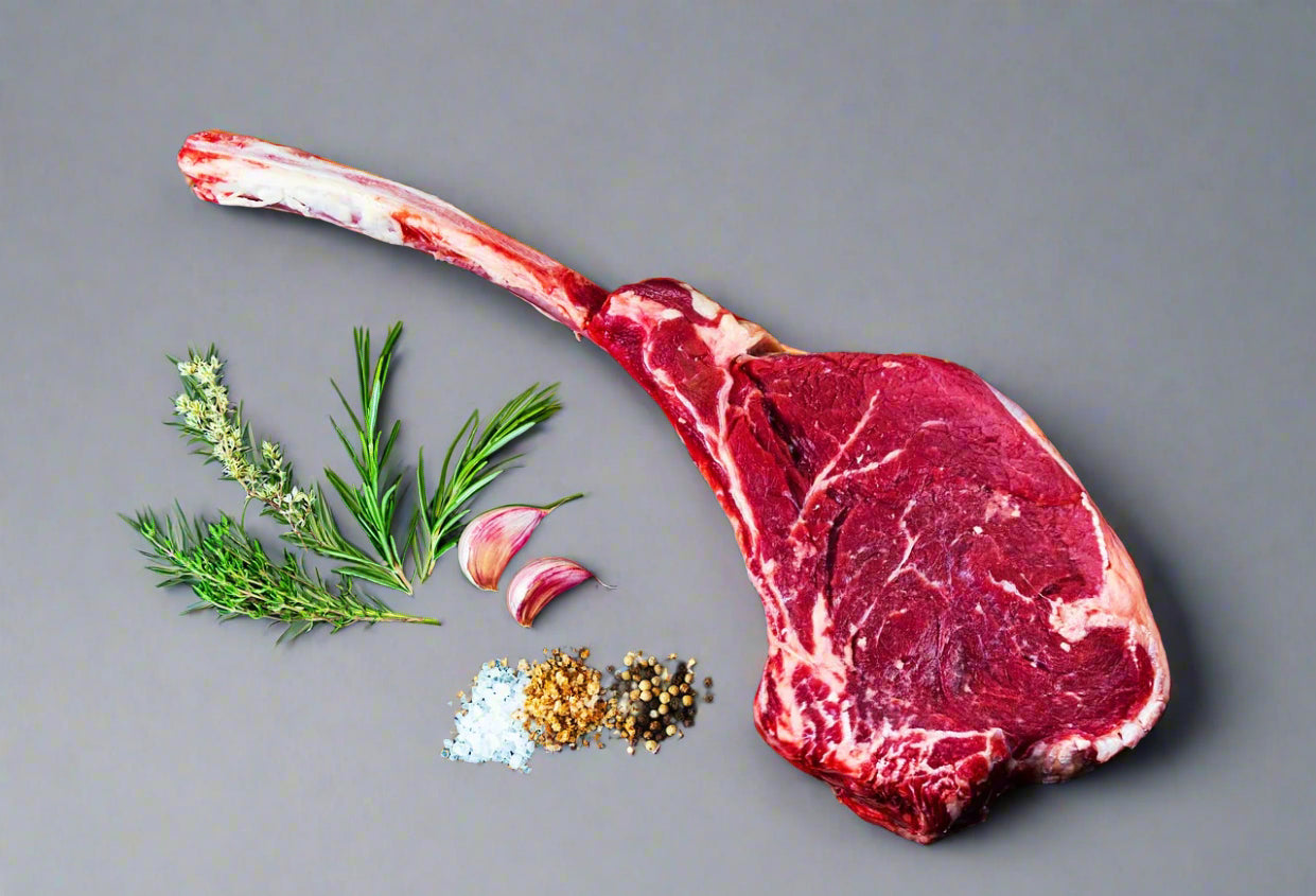 Angus Tomahawk Steak 1kg - 1.6kg – Manha Mini Market