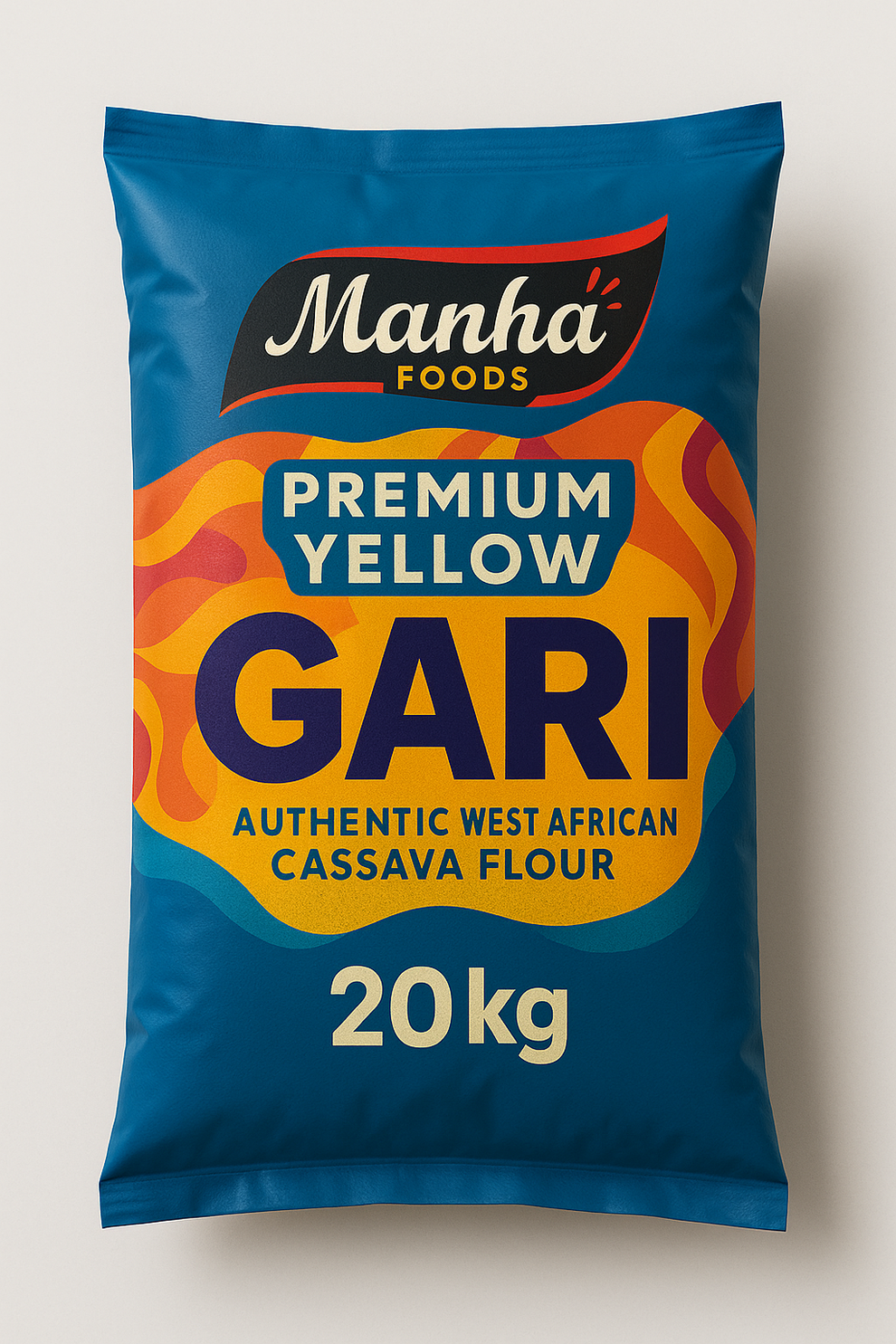 Premium Yellow Gari 20kg – Authentic West African Cassava Flakes ...